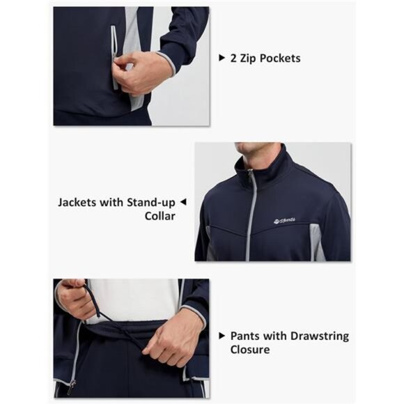 Pants | Mens Tracksuits Sweatsuits For Men Sweat Track Suits 2 Piece ...